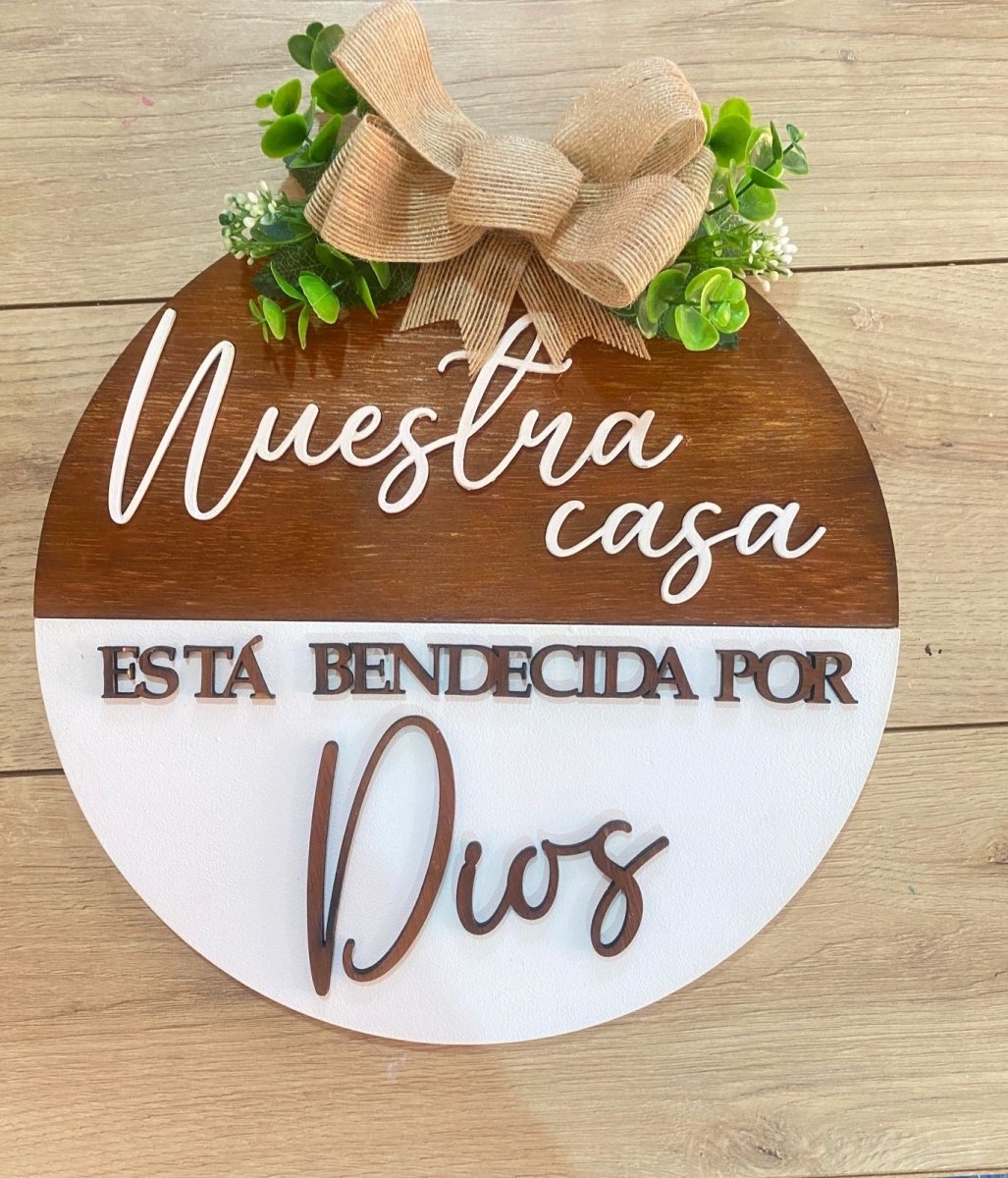 Casa bendecida por dios – Felt Craft RD