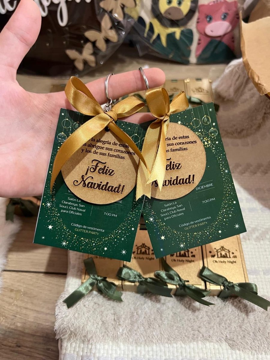 Invitación de boda en madera personalizada – Felt Craft RD