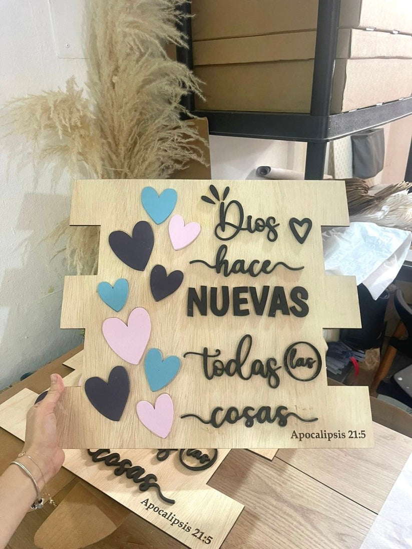 Letrero Personalizable Con Frase – Felt Craft RD